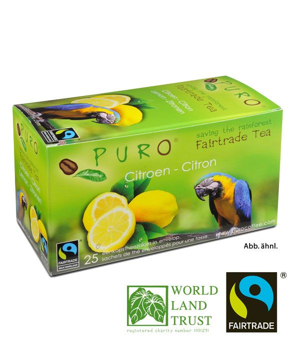 Puro Fairtrade Tee Zitrone